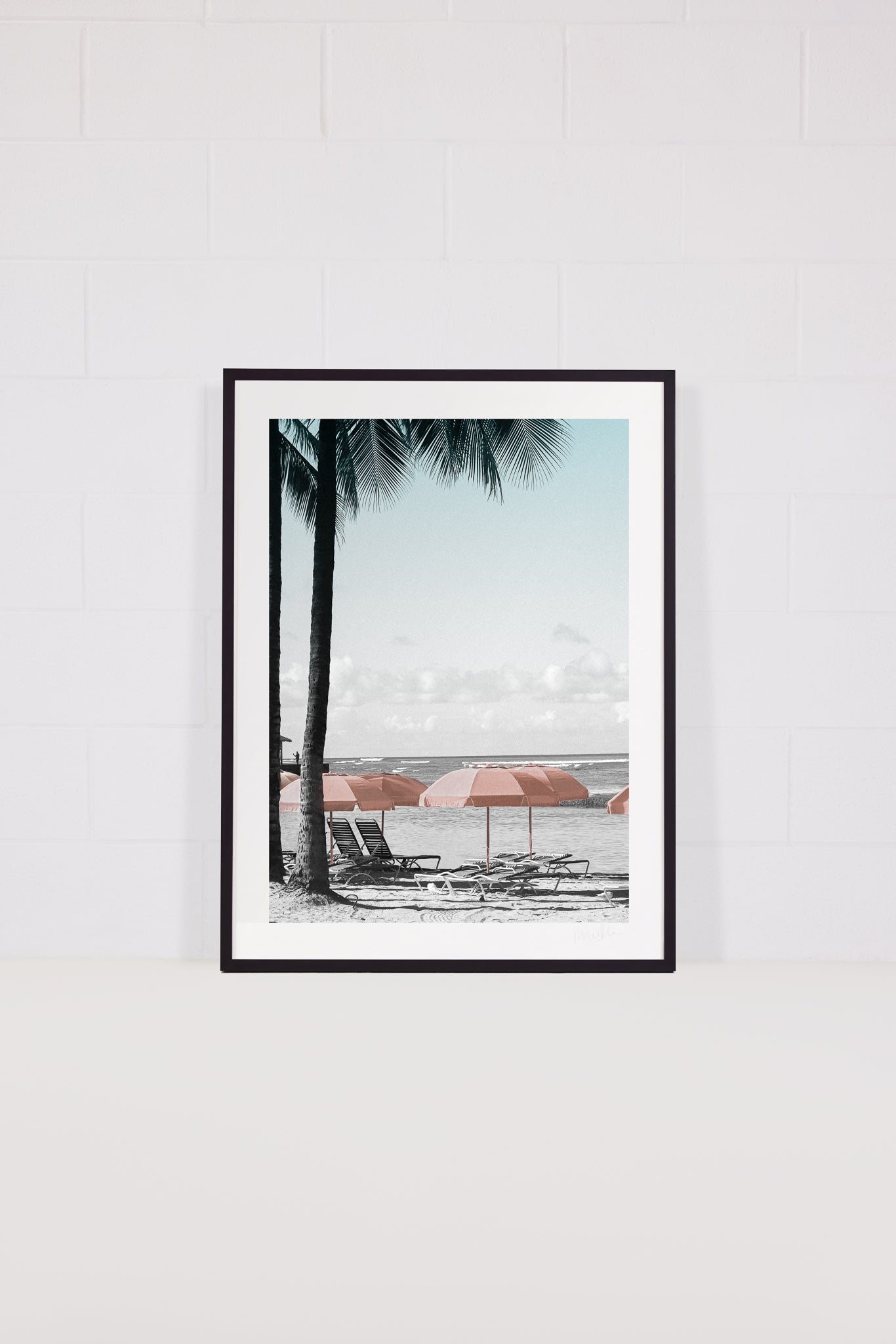 Pink Brolly Beach – Hawaii | Fine Art Photographic Prints By Poppie Pack