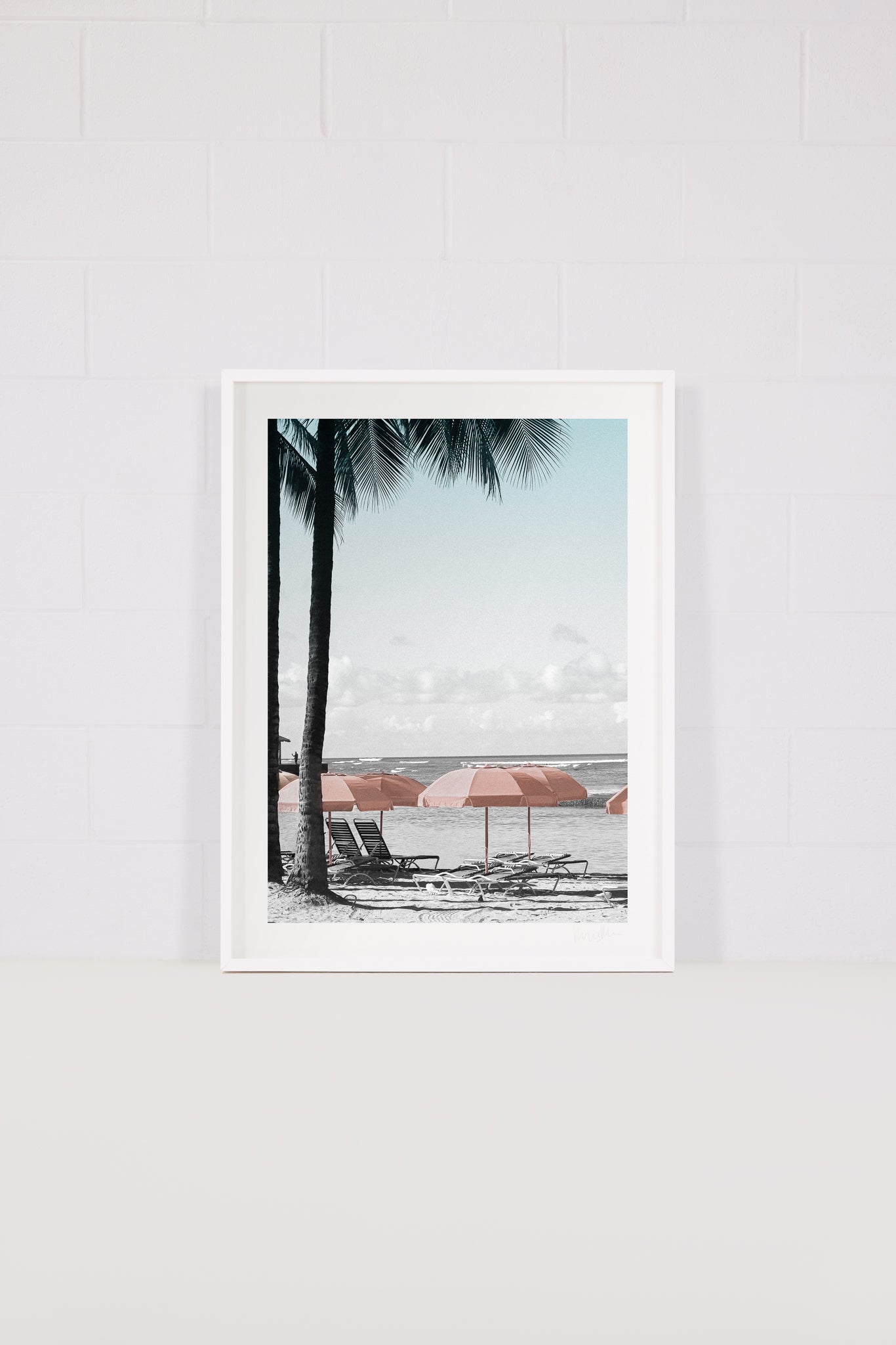 Pink Brolly Beach – Hawaii | Fine Art Photographic Prints By Poppie Pack