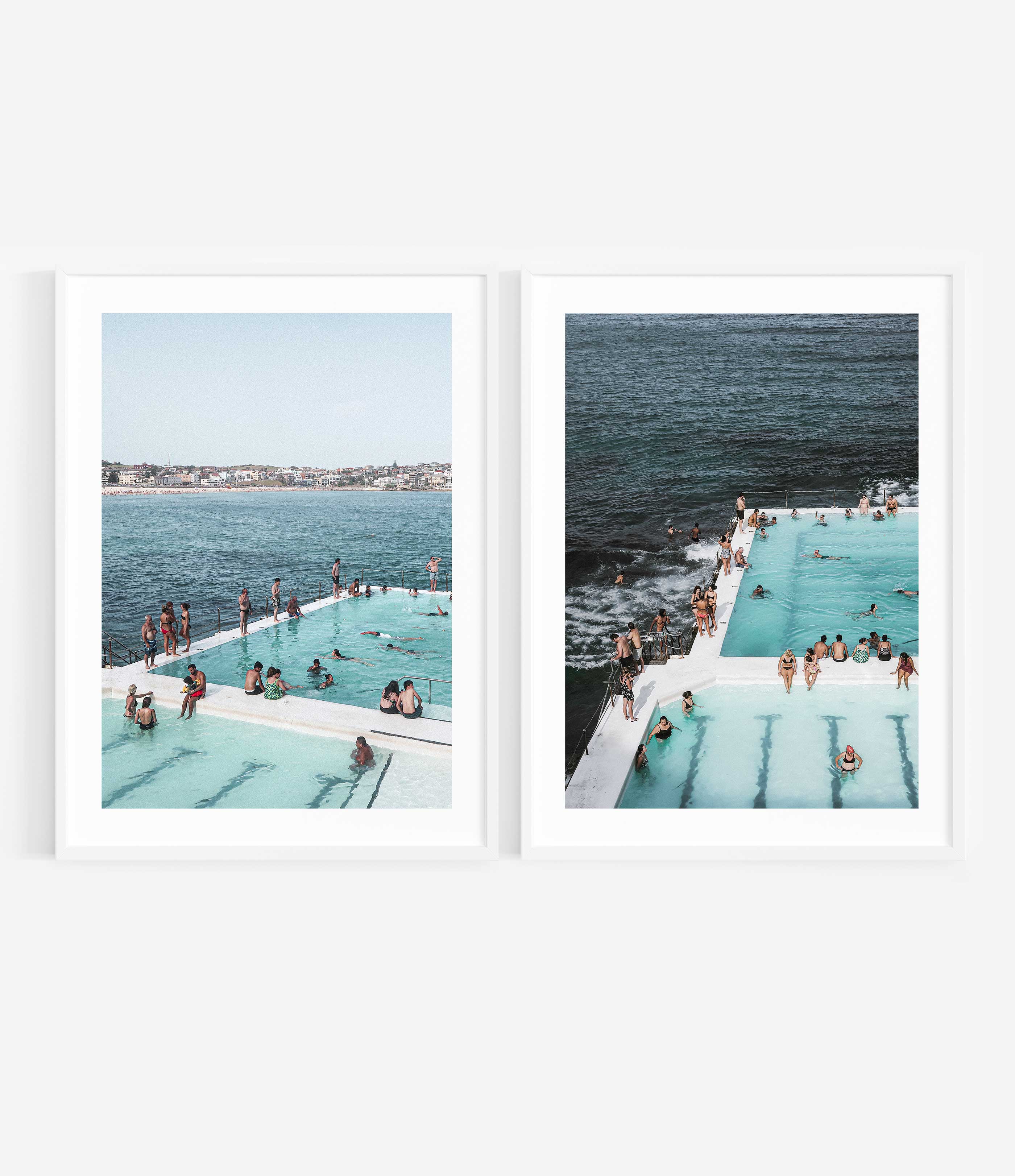 Poolside, Icebergs Swim Club + Milky, Icebergs | Fine Art Photographic Prints By Poppie Pack